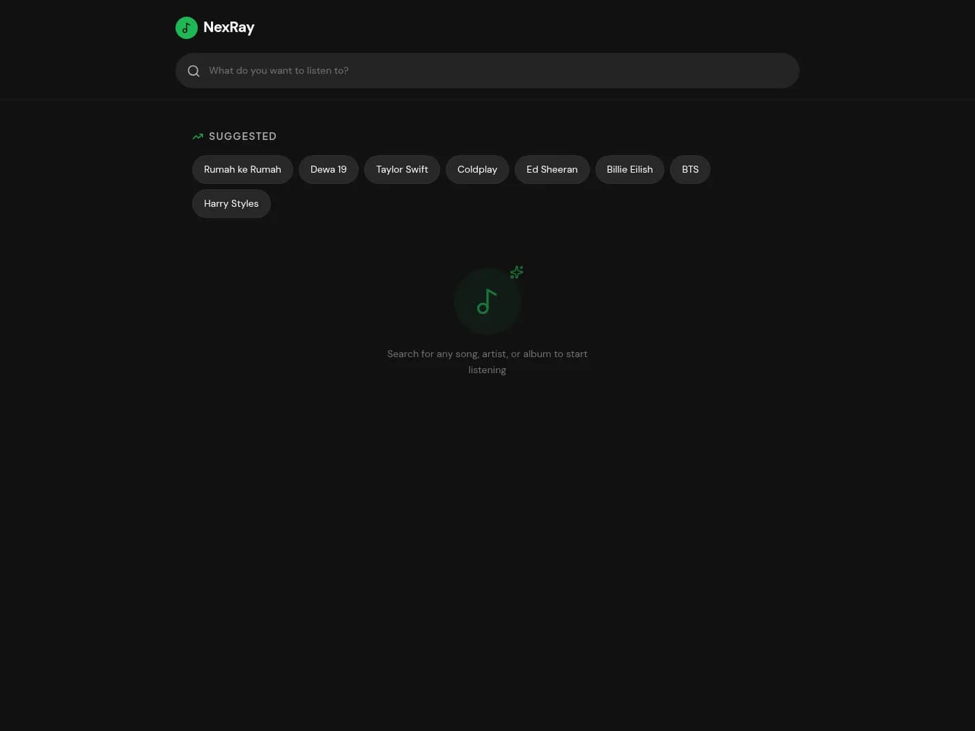 NexRay Music Player