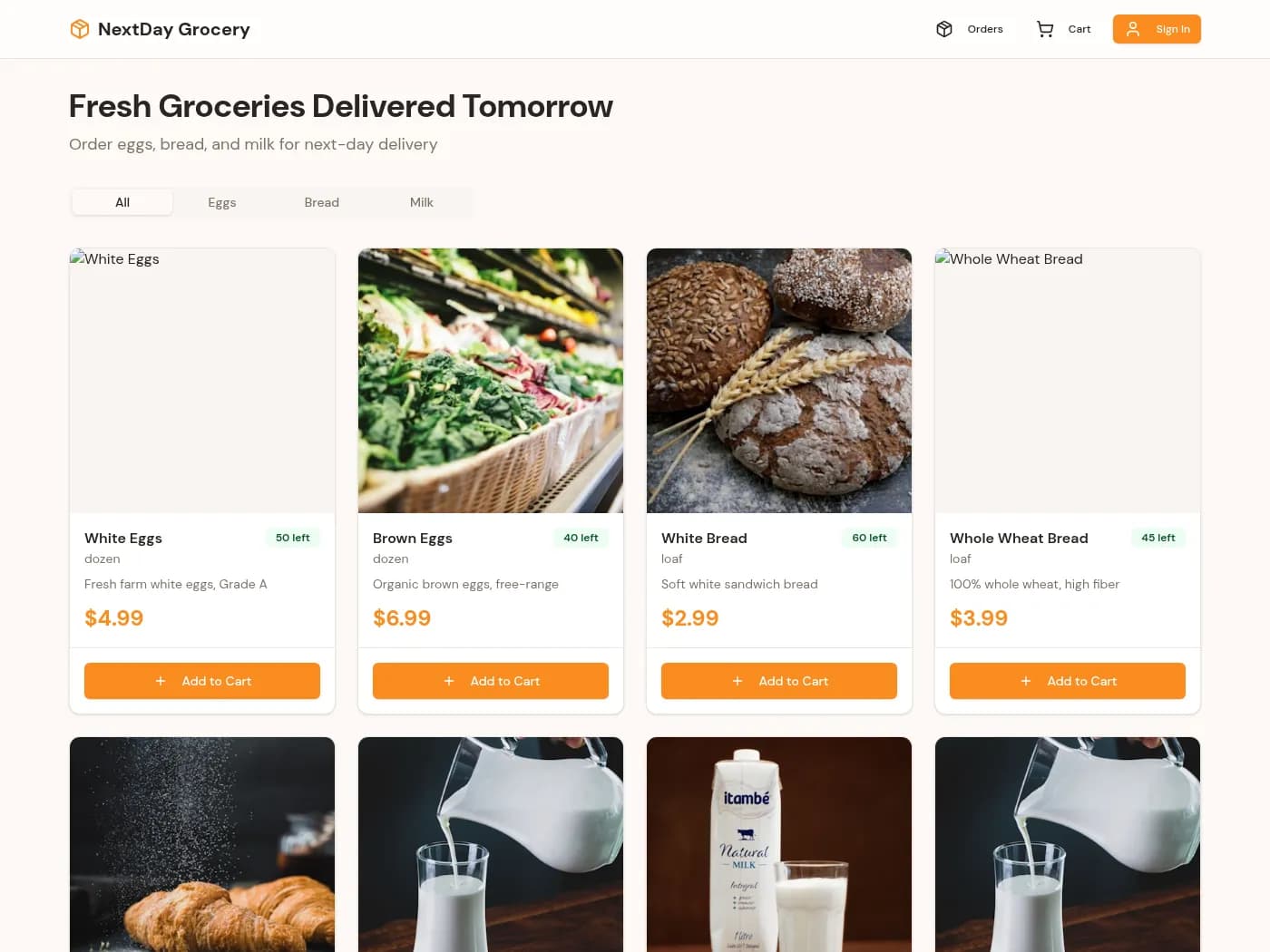 Next Day Grocery Store
