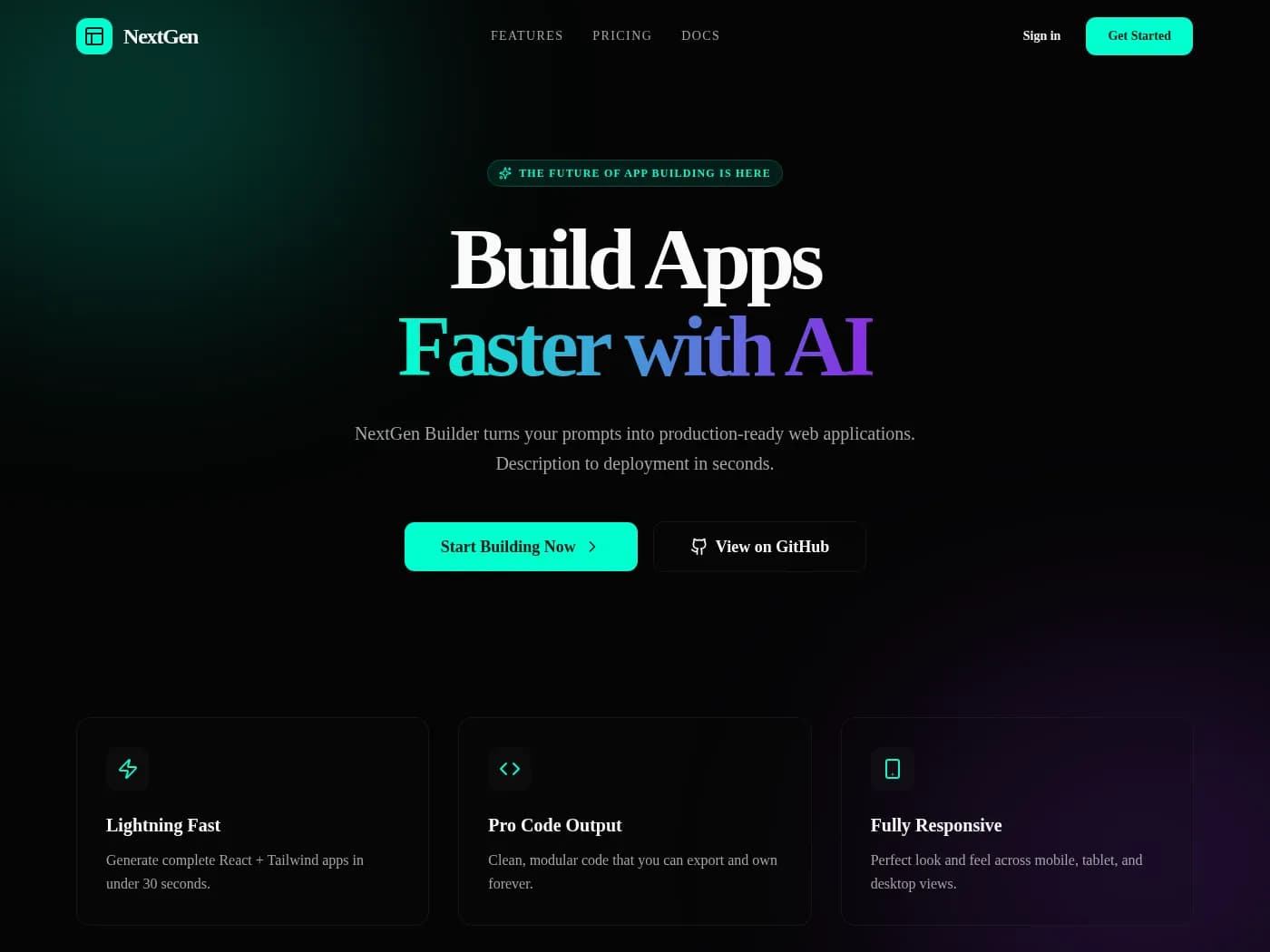 NextGen Builder AI