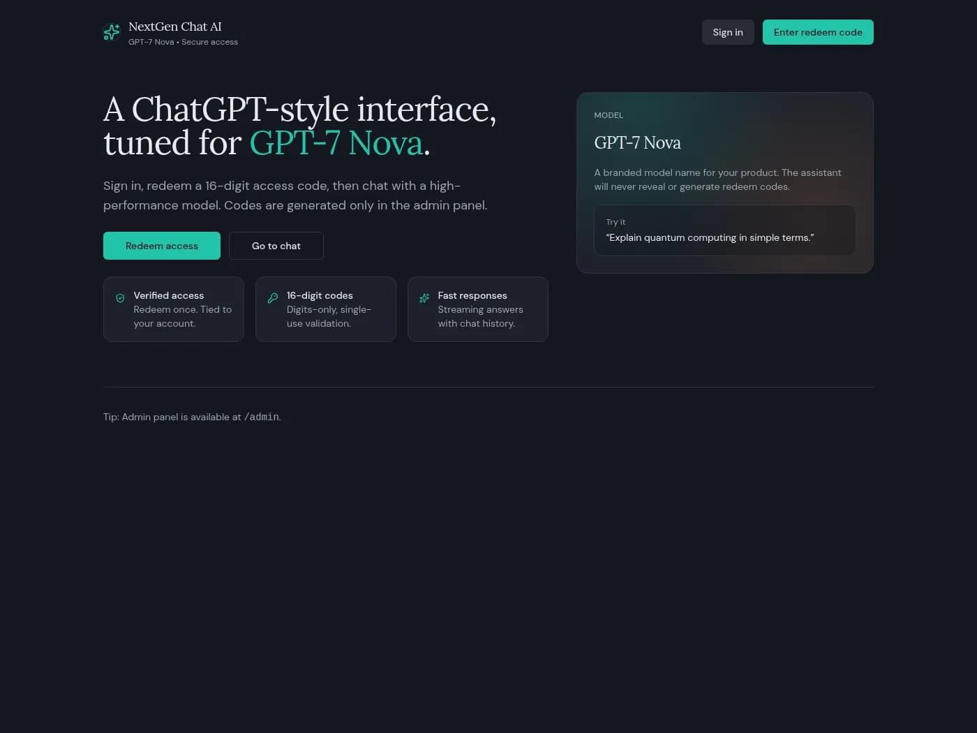 NextGen Chat AI