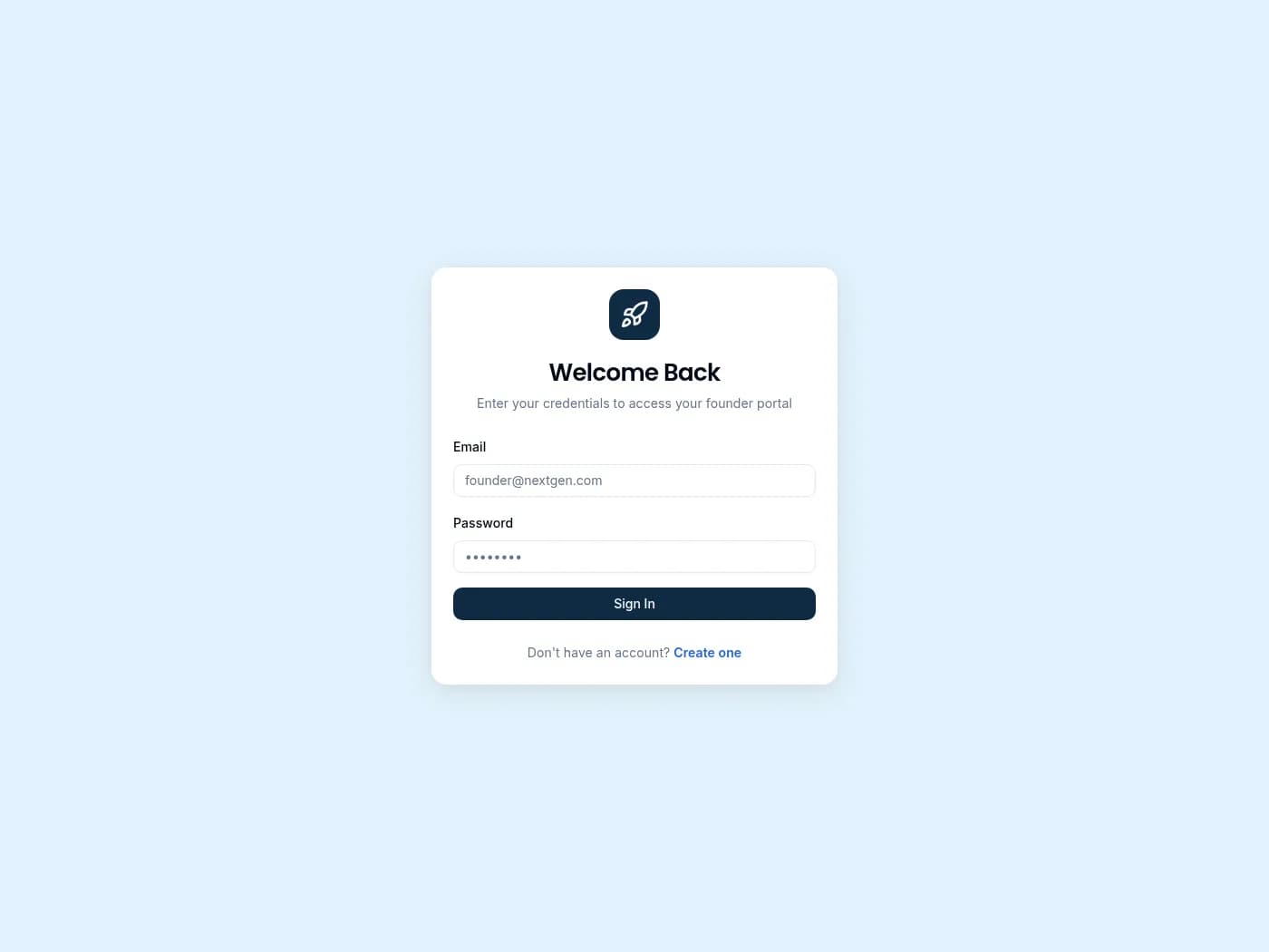 NextGen Founders Platform