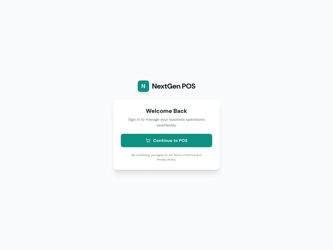 NextGen POS SaaS