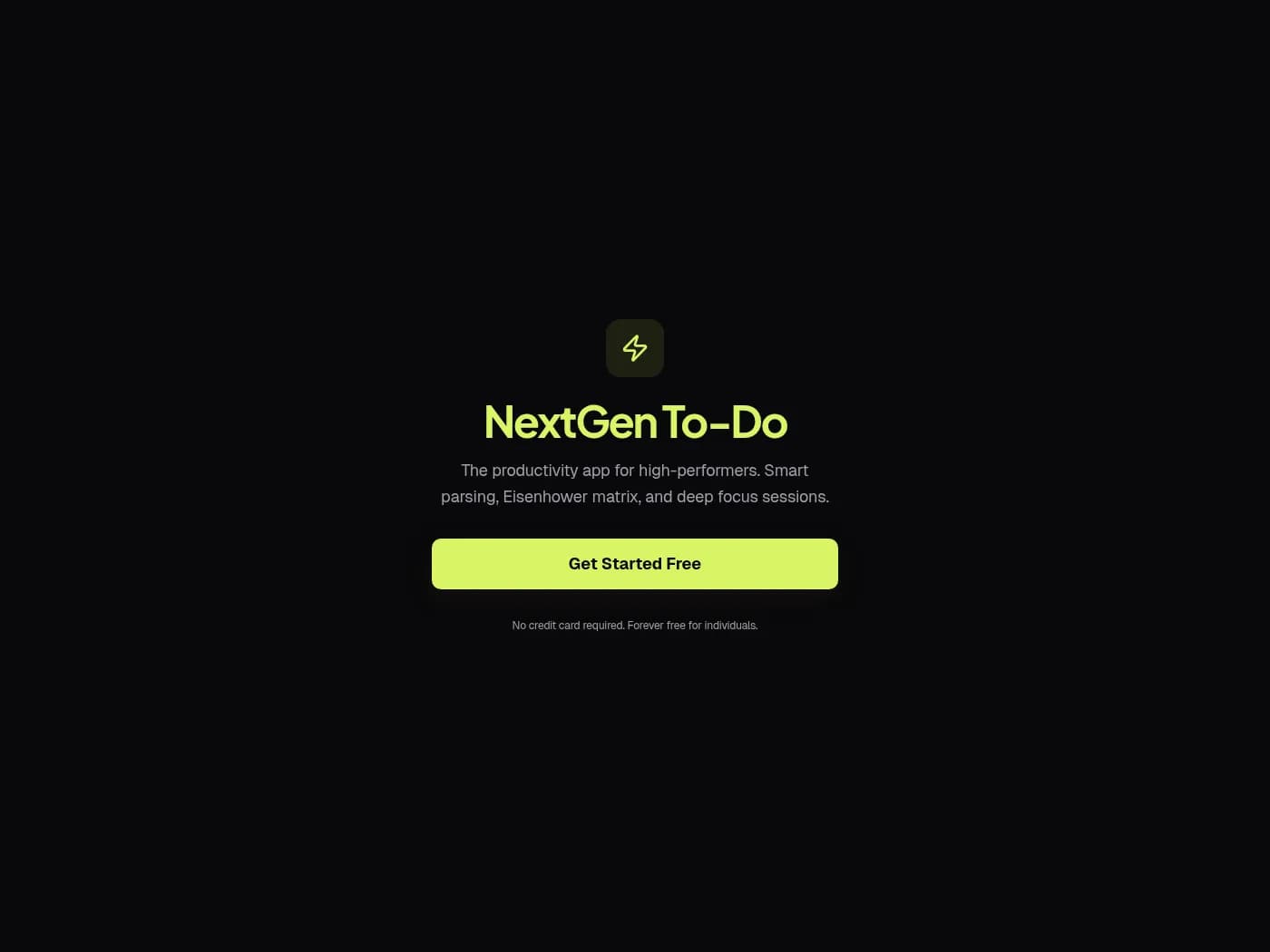 NextGen To-Do List