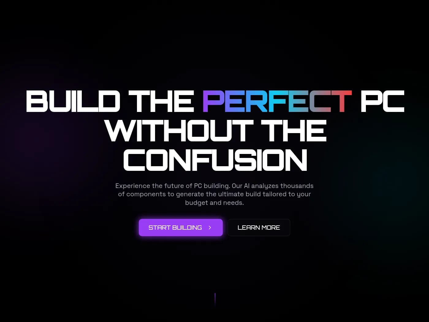 NextGenRig AI PC Builder