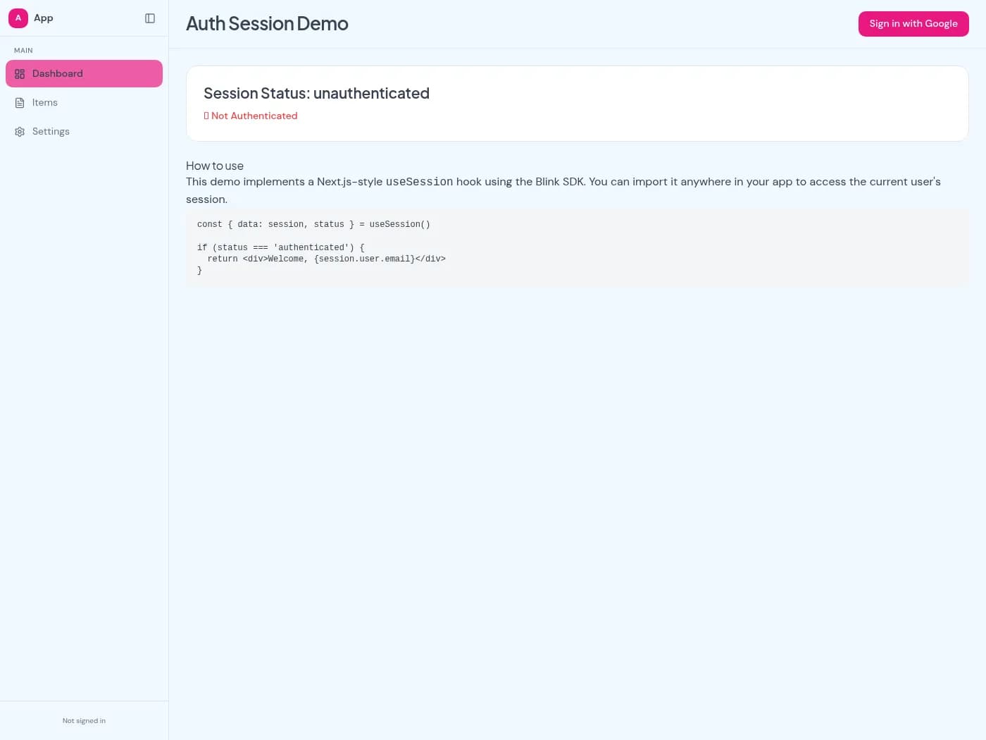 Next.js Auth Session