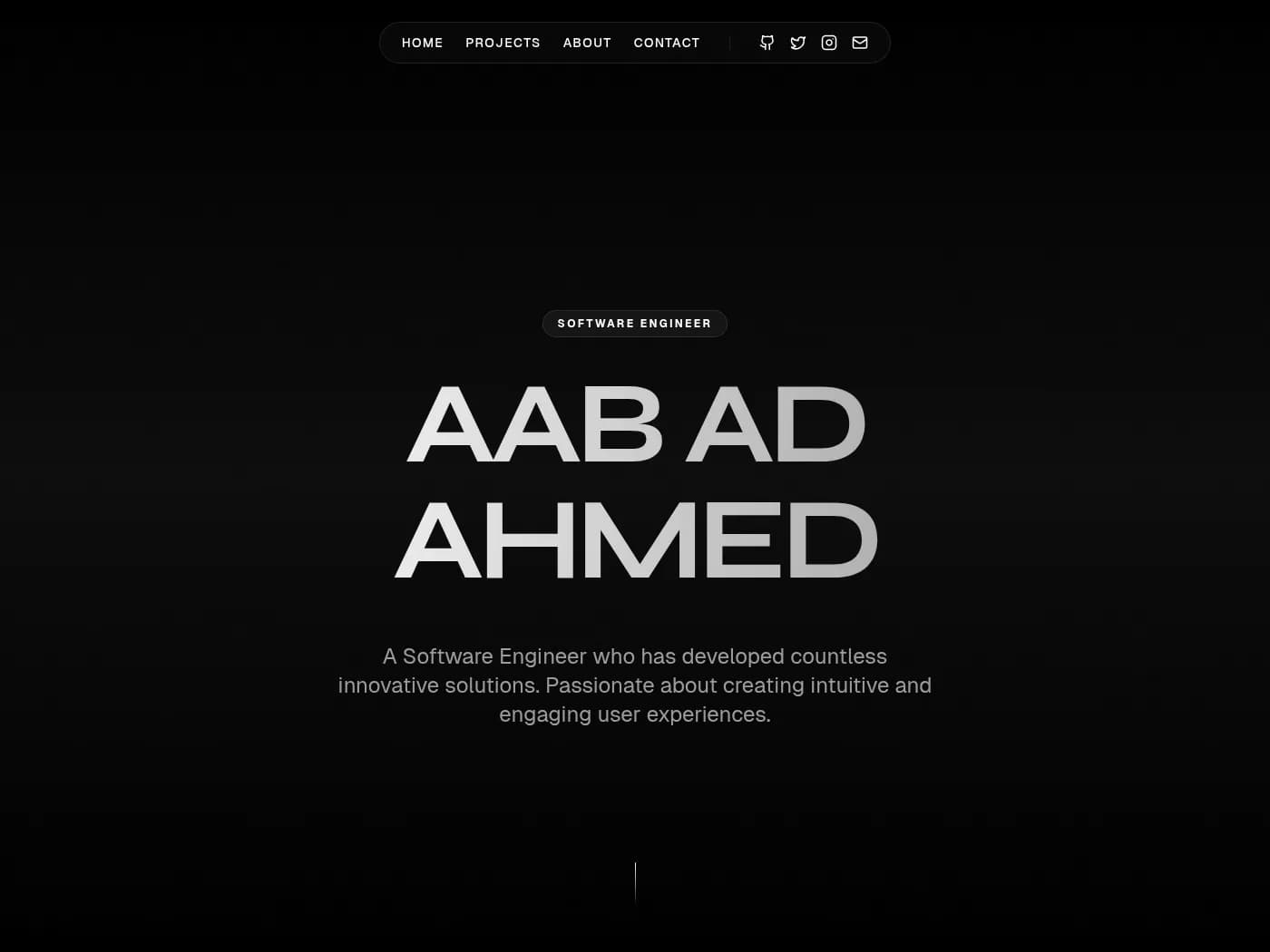 Modern Portfolio Site