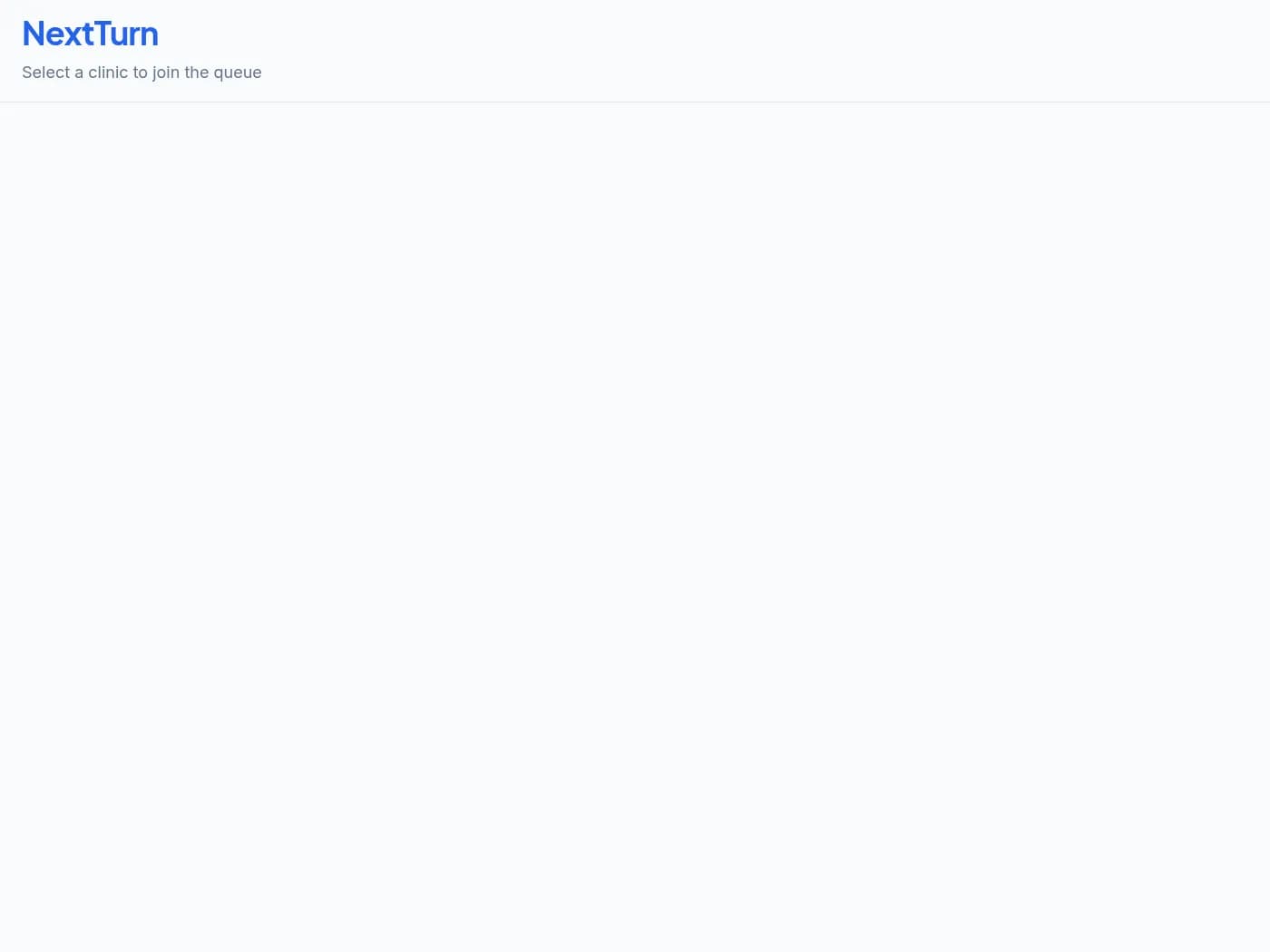 NextTurn Queue System