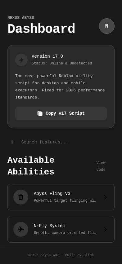 Nexus Abyss GUI