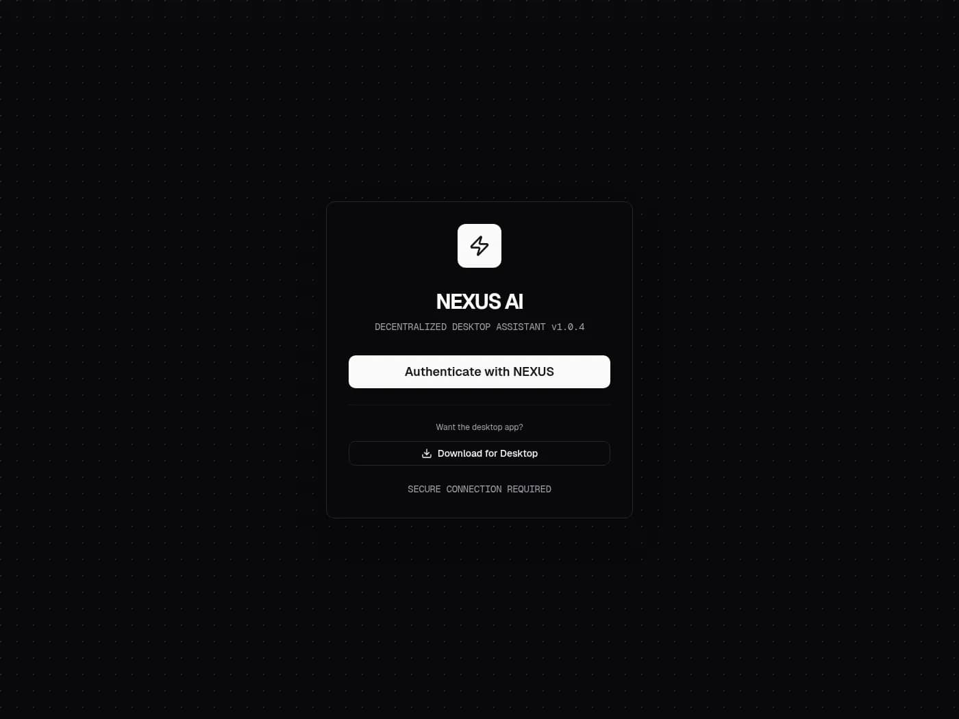 Nexus AI Desktop Assistant