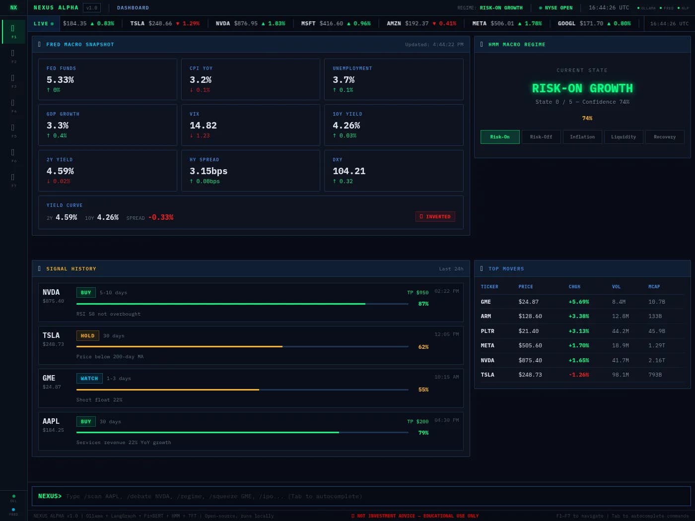 NEXUS ALPHA Terminal