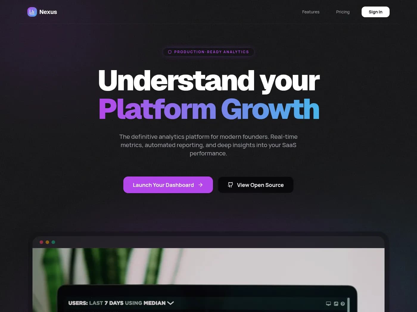 Nexus Analytics Dashboard