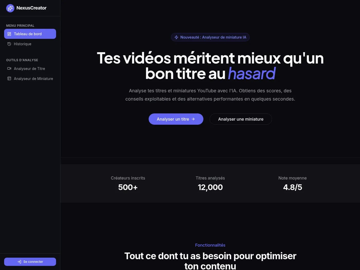NexusCreator YouTube Optimizer