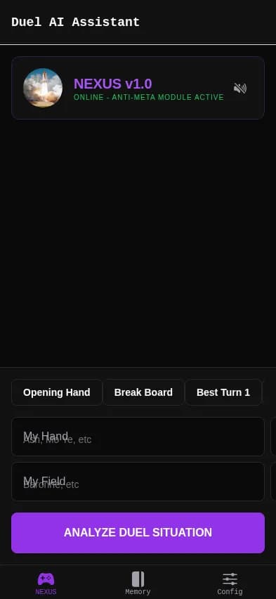 NEXUS Duel AI Assistant