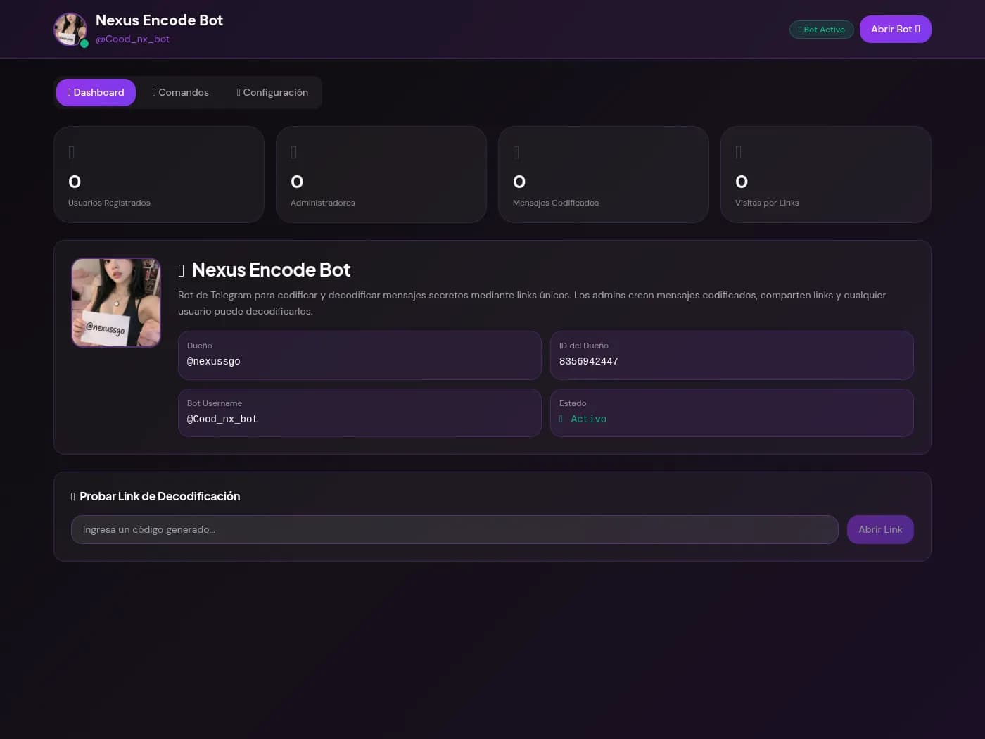 Nexus Encode Bot