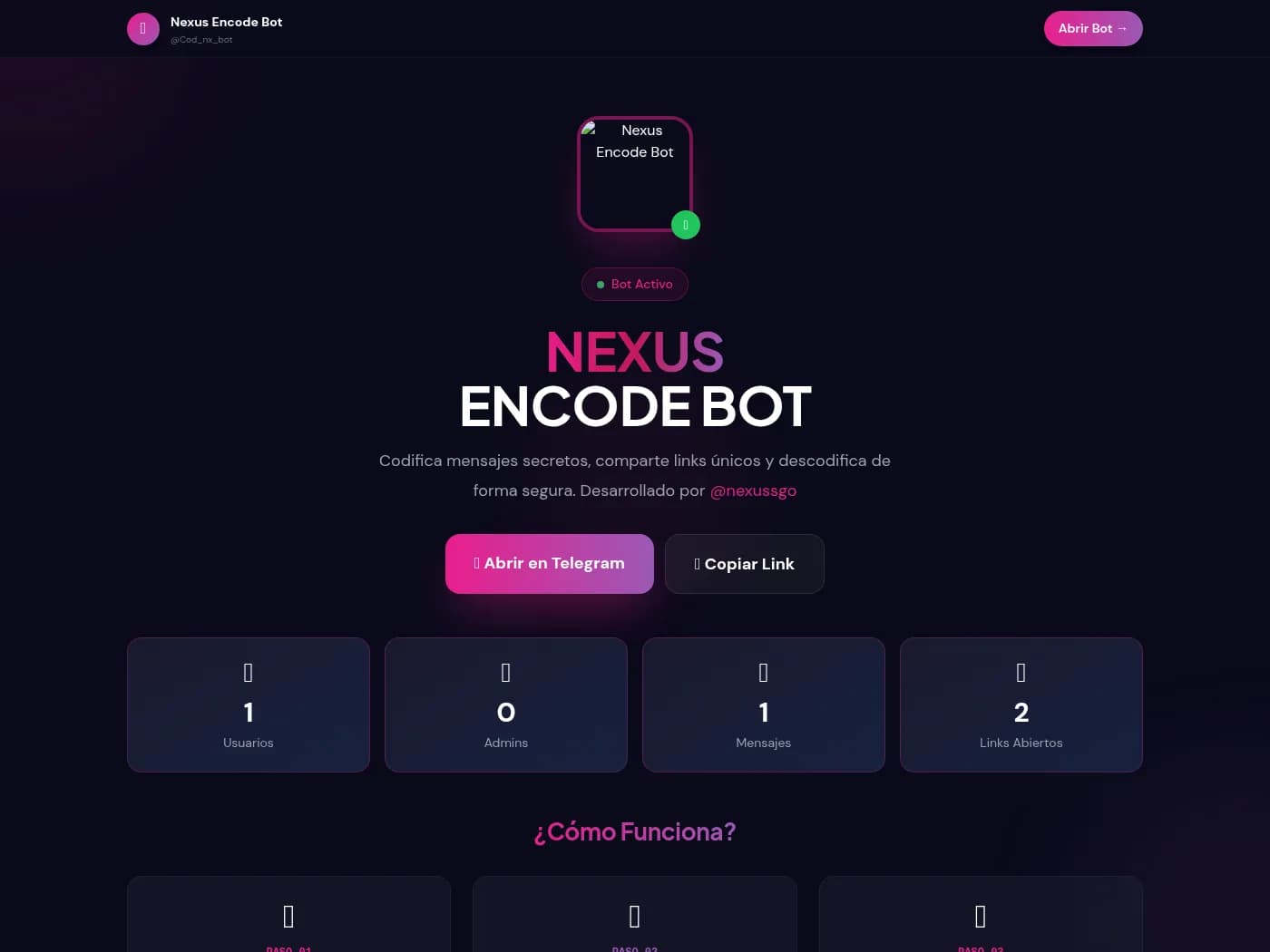 Nexus Encode Bot