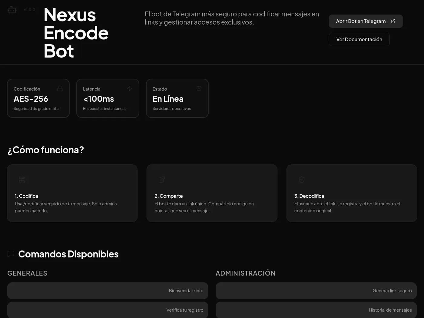Nexus Encode Bot