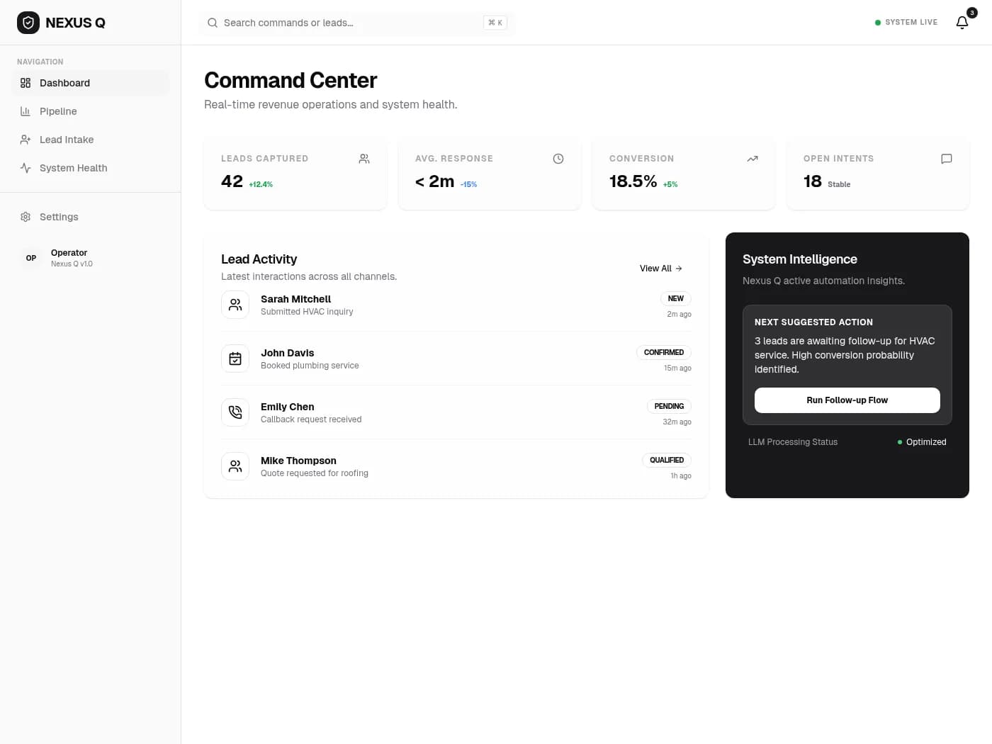 Nexus Q Command UI