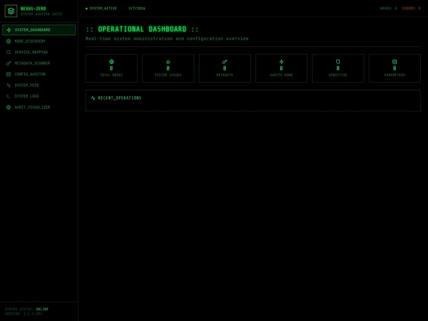 NEXUS-ZERO Auditor Suite