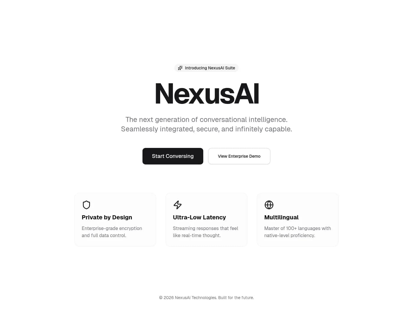 NexusAI Conversational Suite