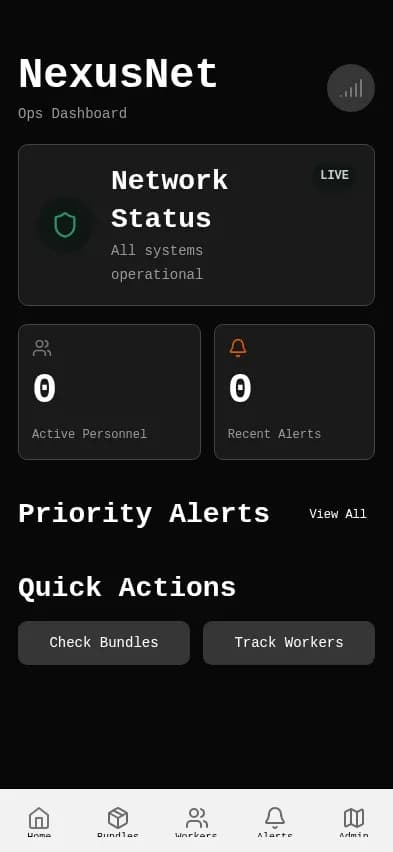 NexusNet Admin Tracker