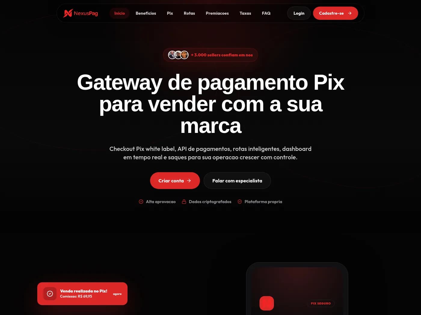 NexusPag Web Clone