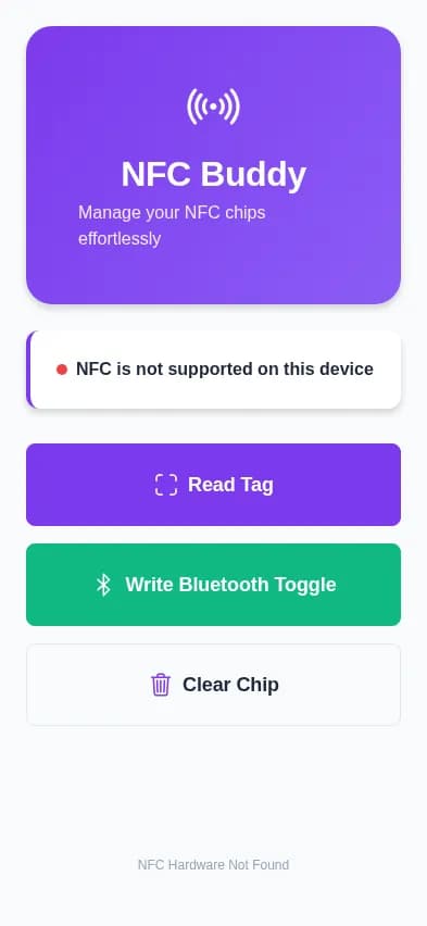 NFC Buddy App