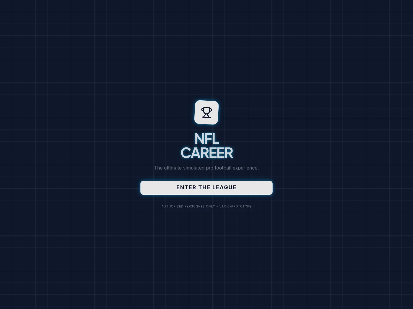 NFL Career Simulator
