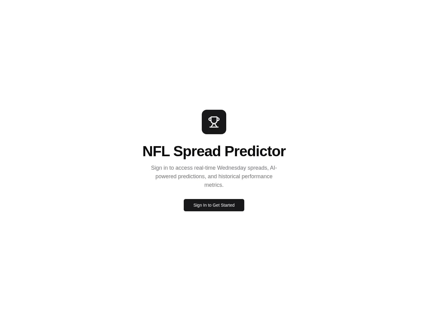 NFL Spread Predictor