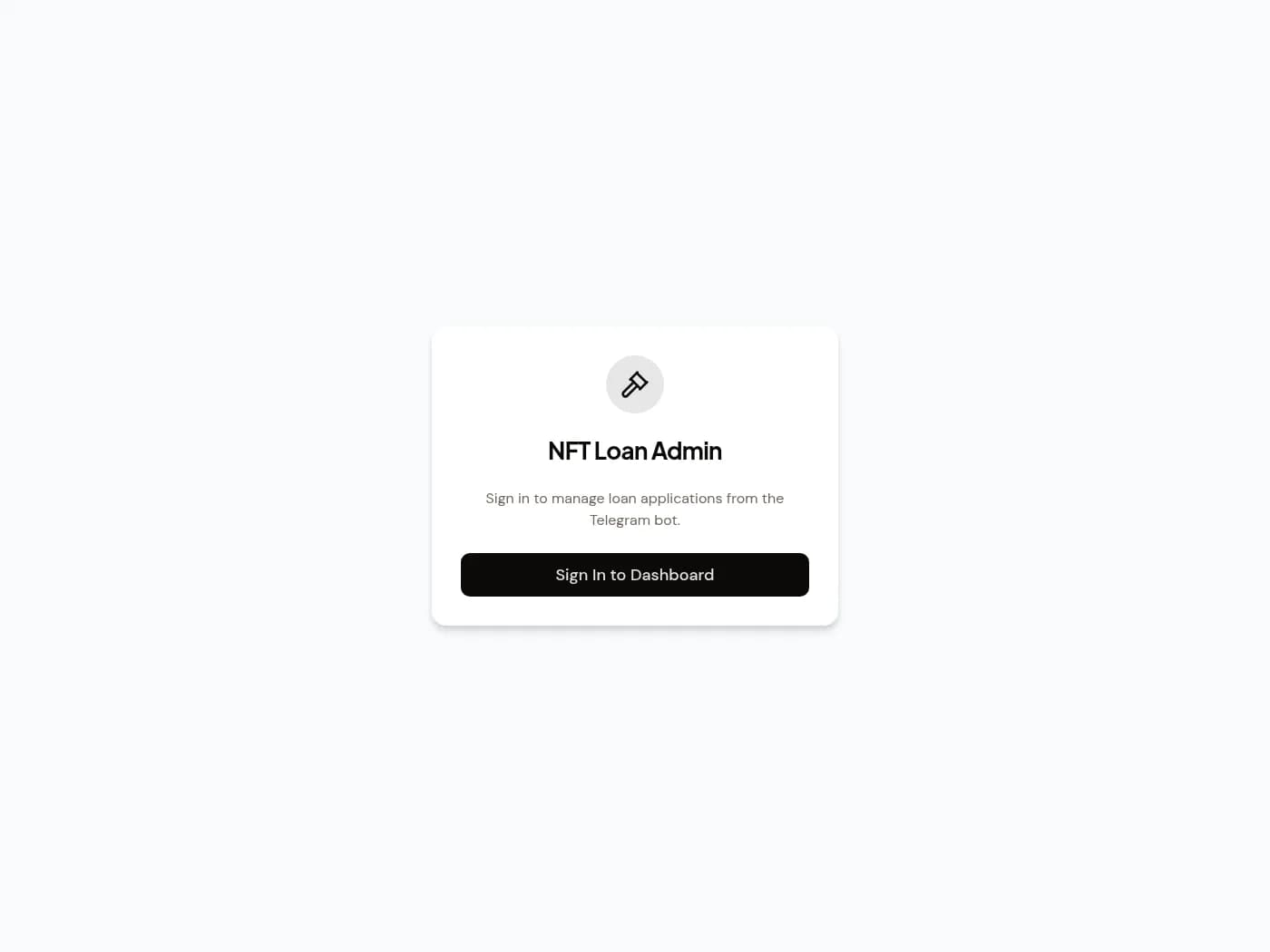 NFT Loan Telegram Bot
