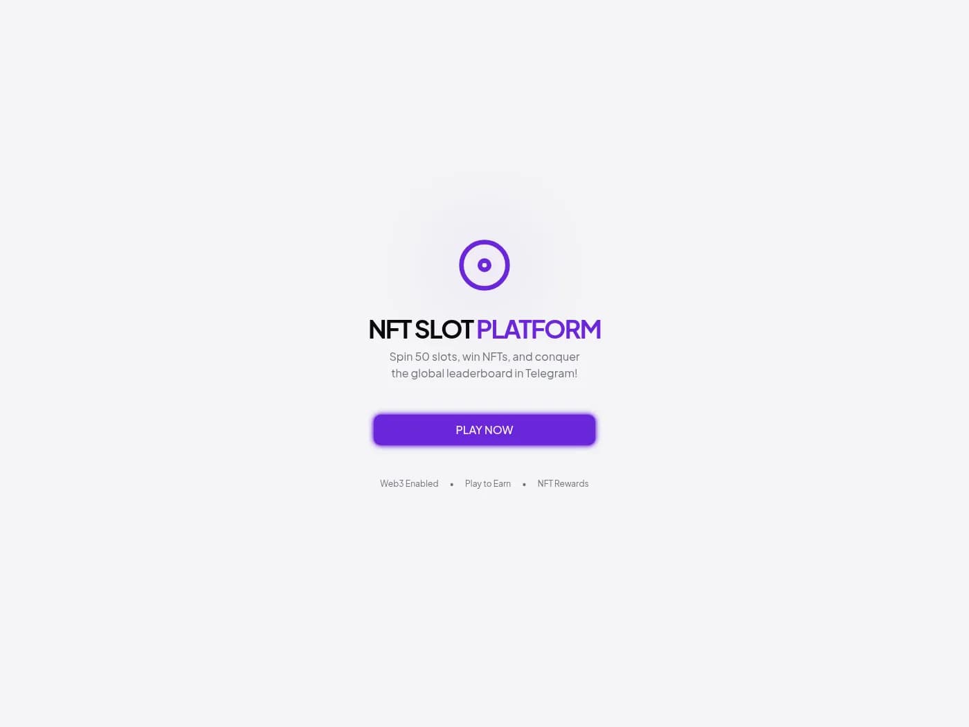 NFT Slot Platform