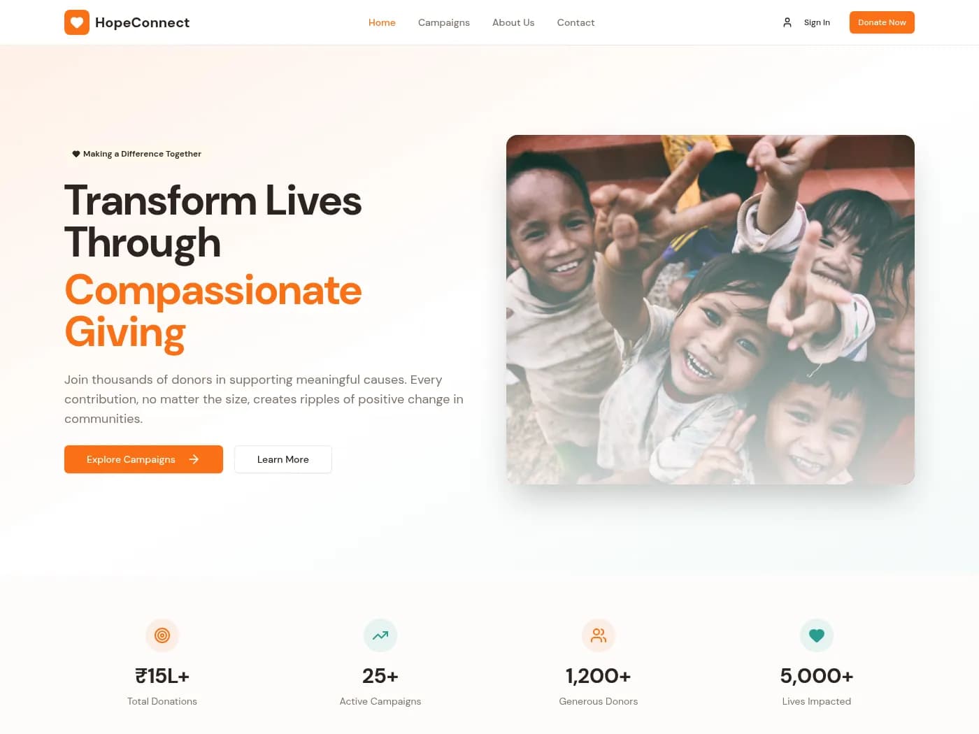NGO Donation Portal
