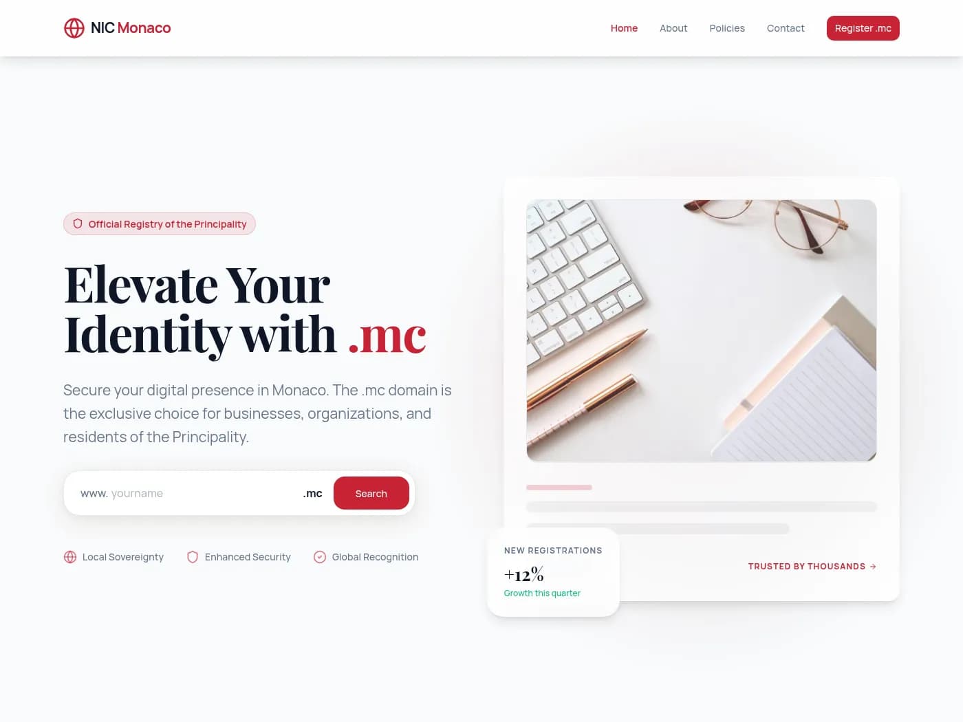 NIC Monaco Website