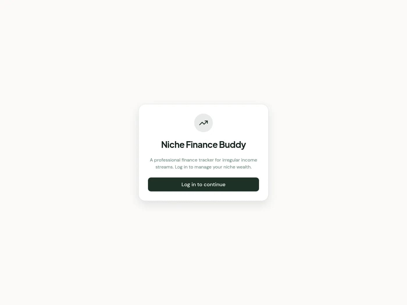 Niche Finance Buddy