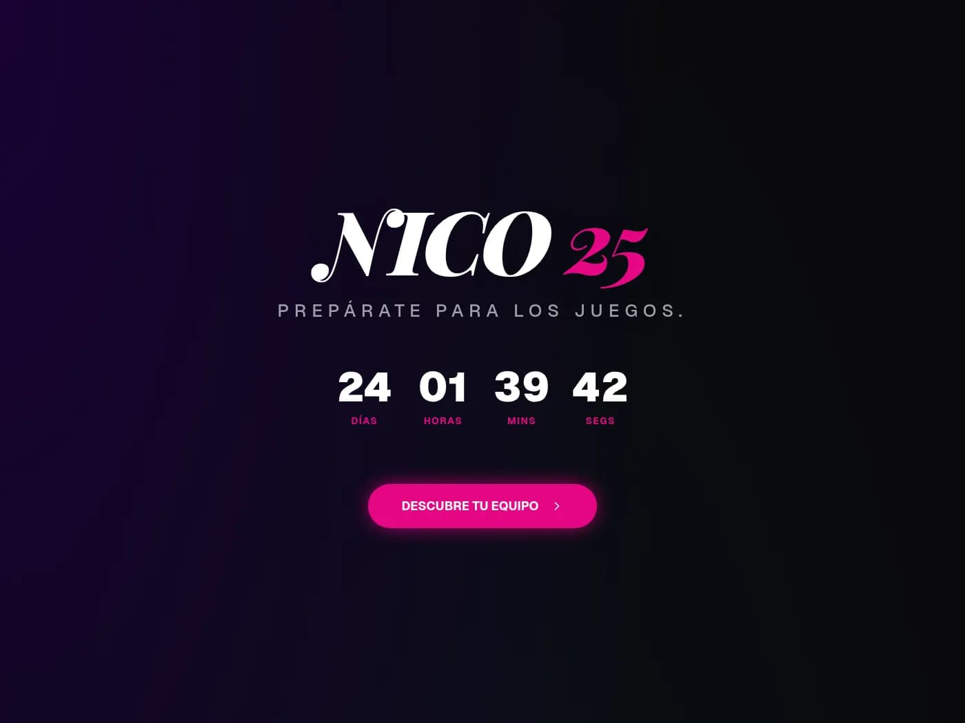 Nico 25 Event Reveal