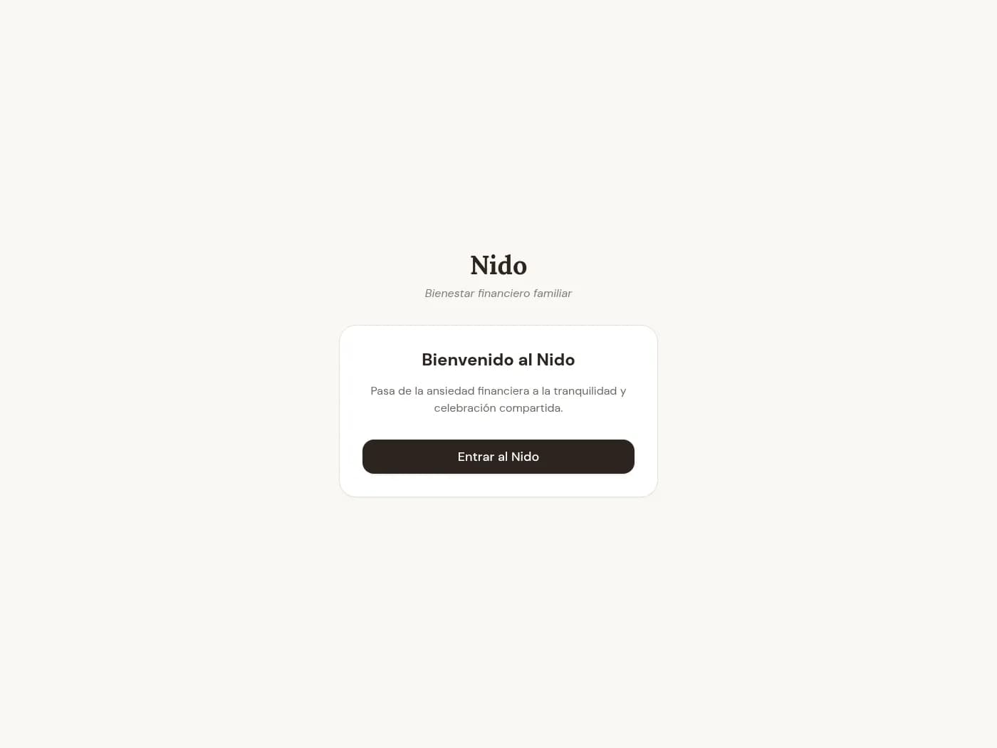Nido Family Finance Auditor