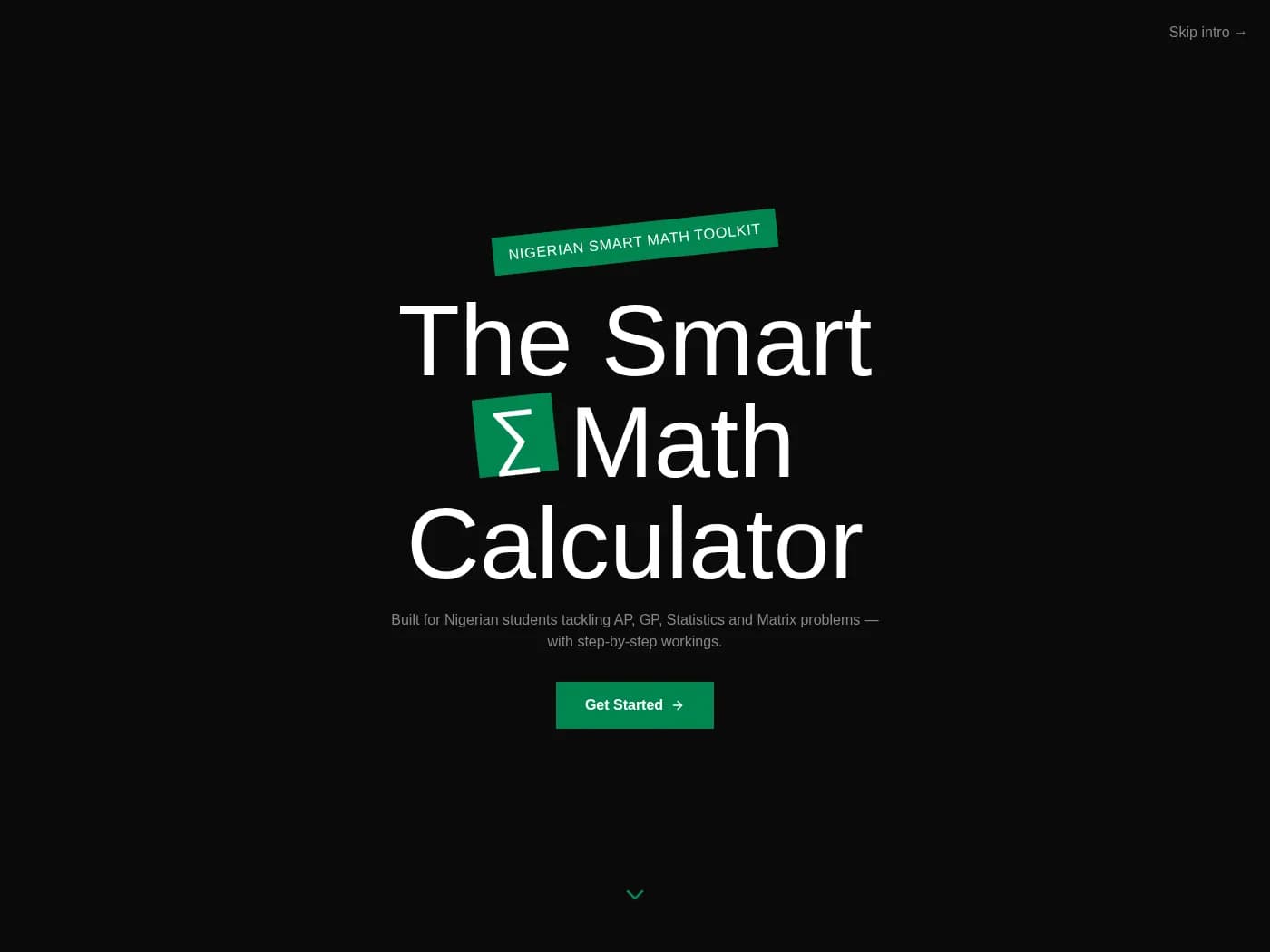 AP/GP Calculator: Naija Math Suite