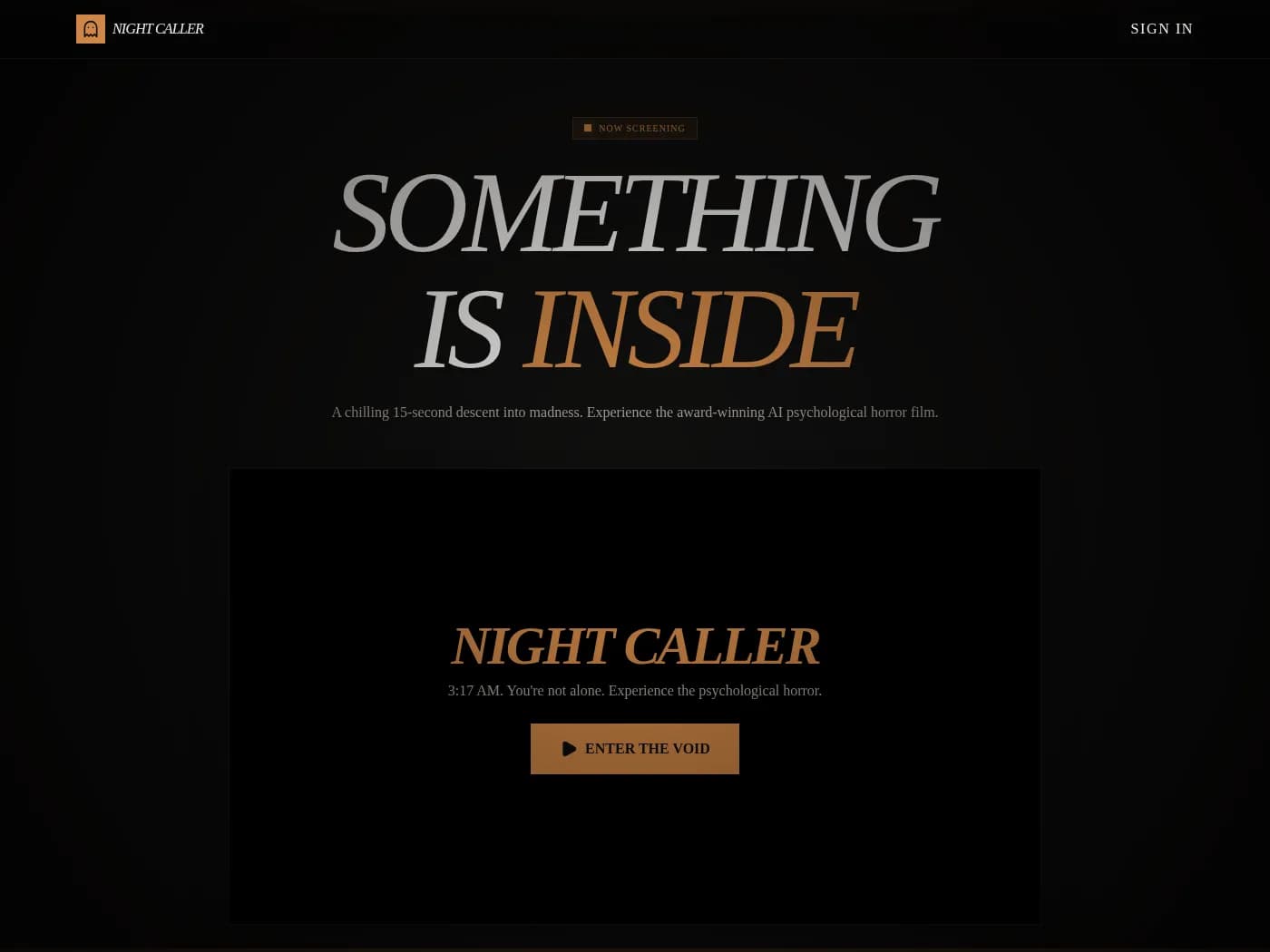 Night Caller Short Film