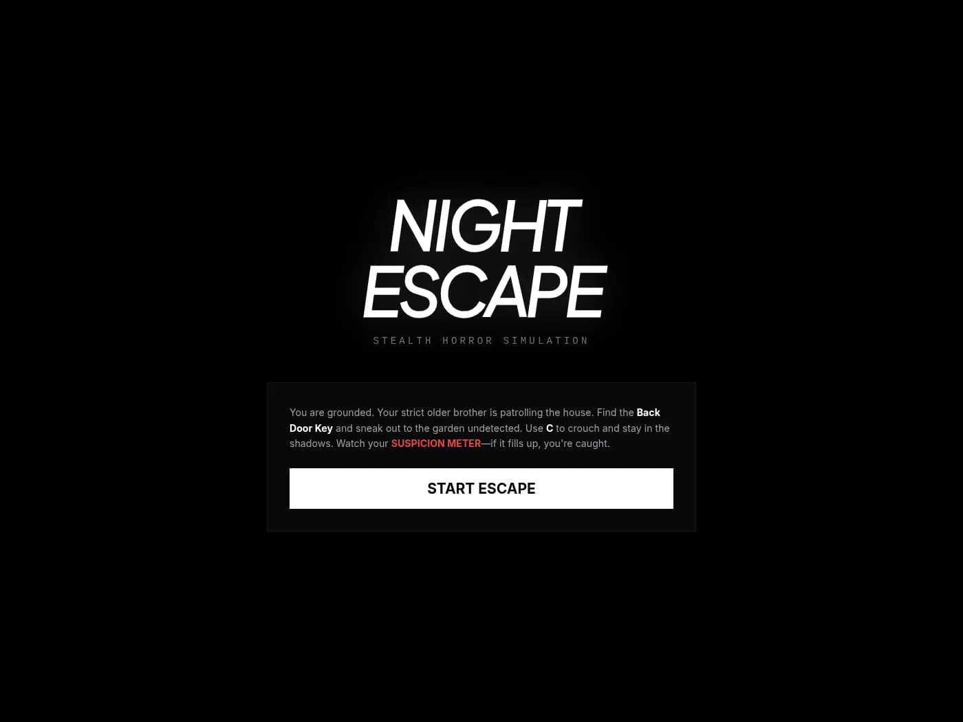 Night Escape Stealth Game