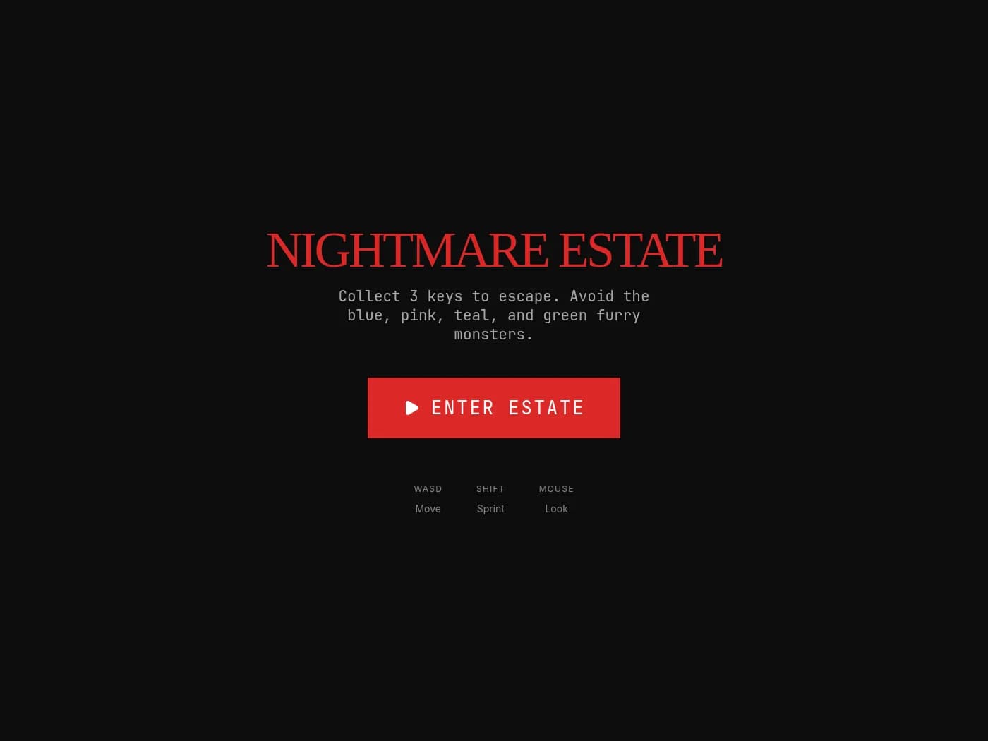 Nightmare Estate Escape