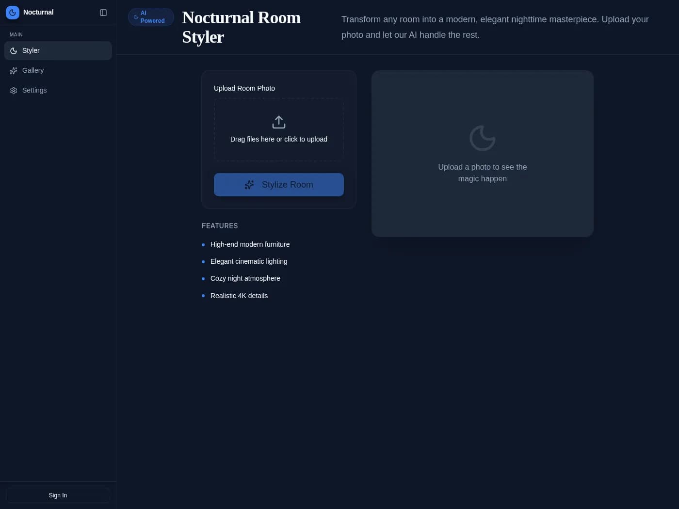 Nocturnal Room Styler