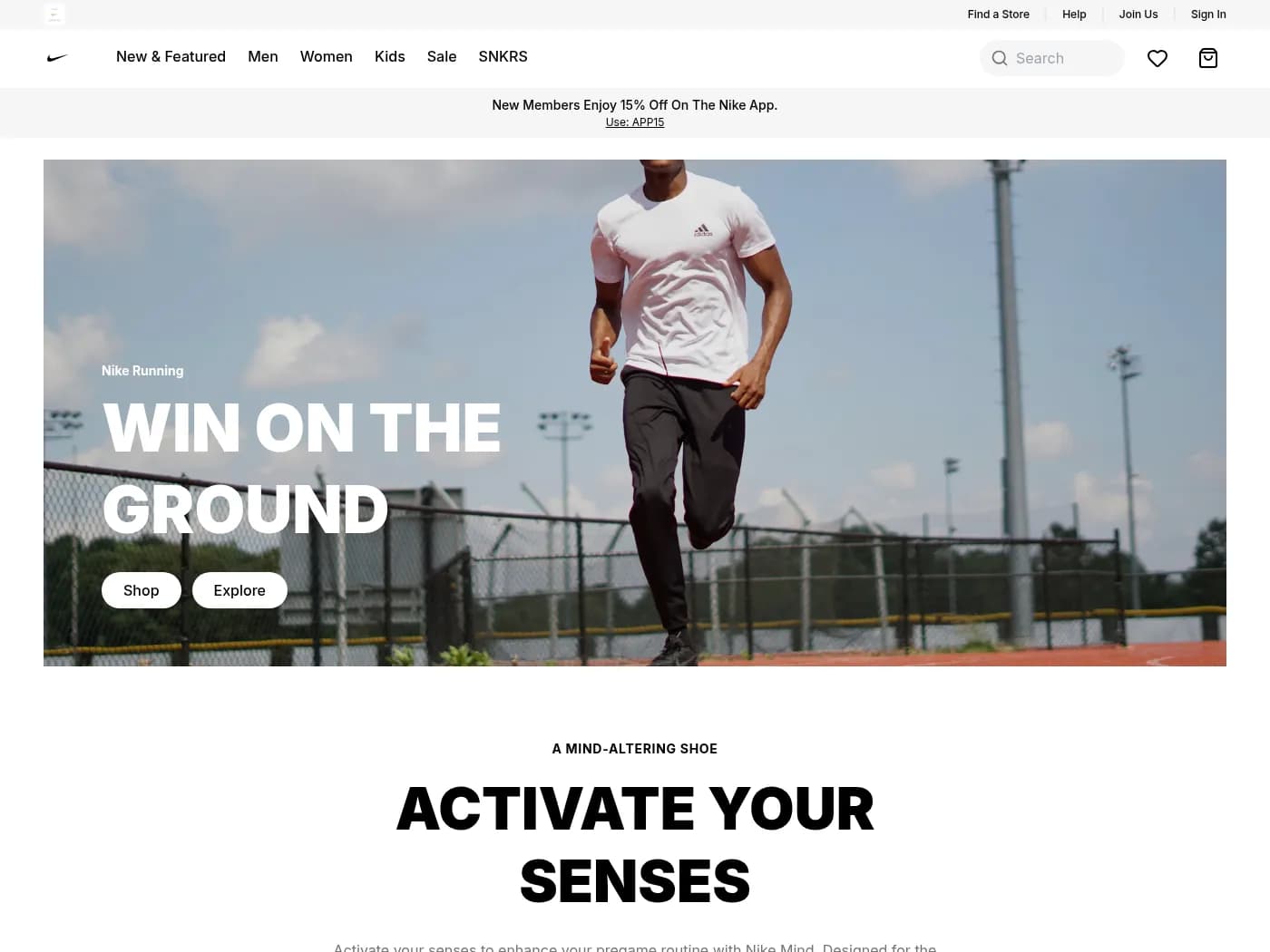 Nike.com Clone