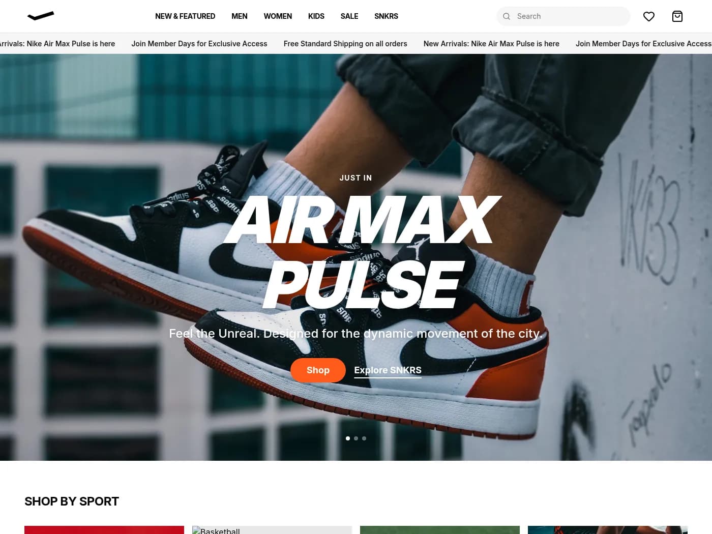 Nike-Inspired Sneaker Marketplace