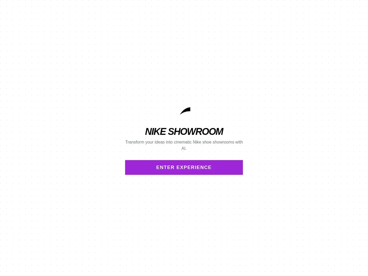 Nike Shoe Showroom Creator
