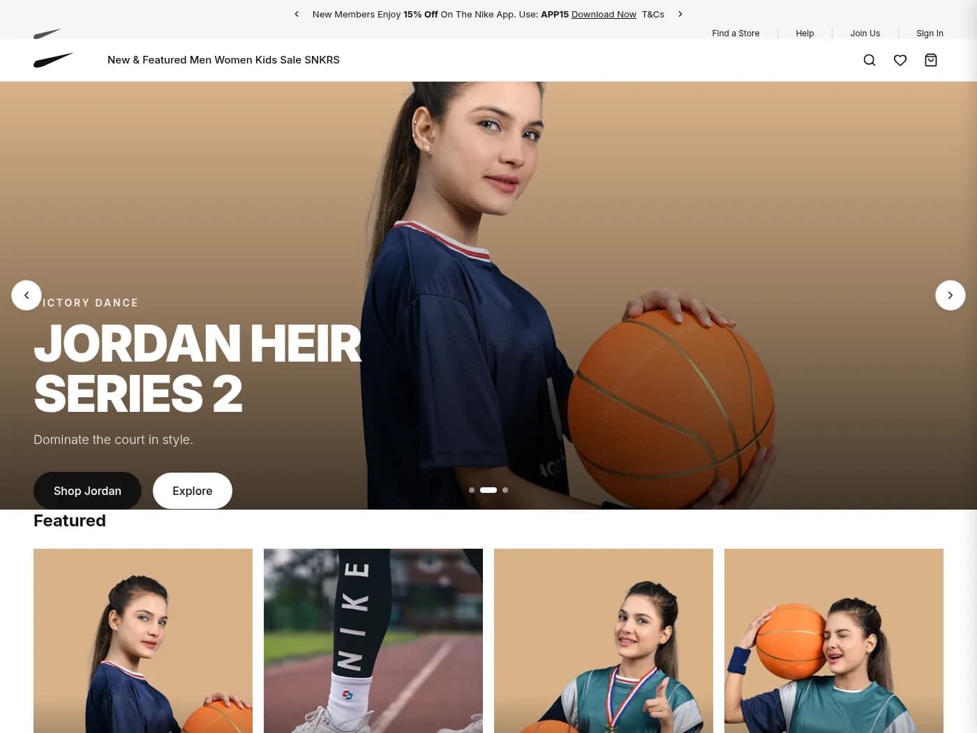 Nike Store Clone