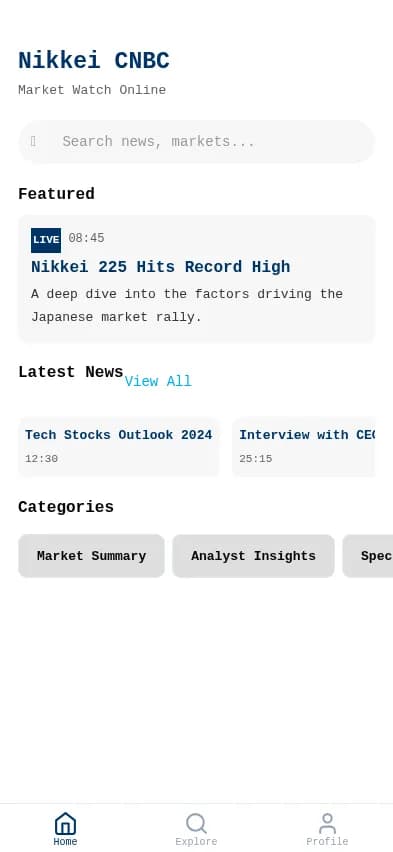 Nikkei CNBC Watch