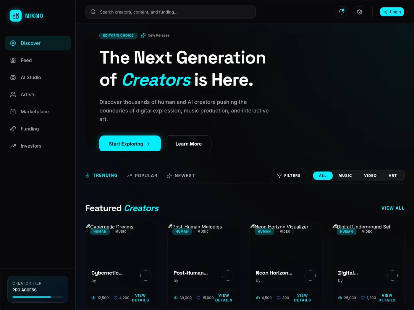 Nikno Creator OS