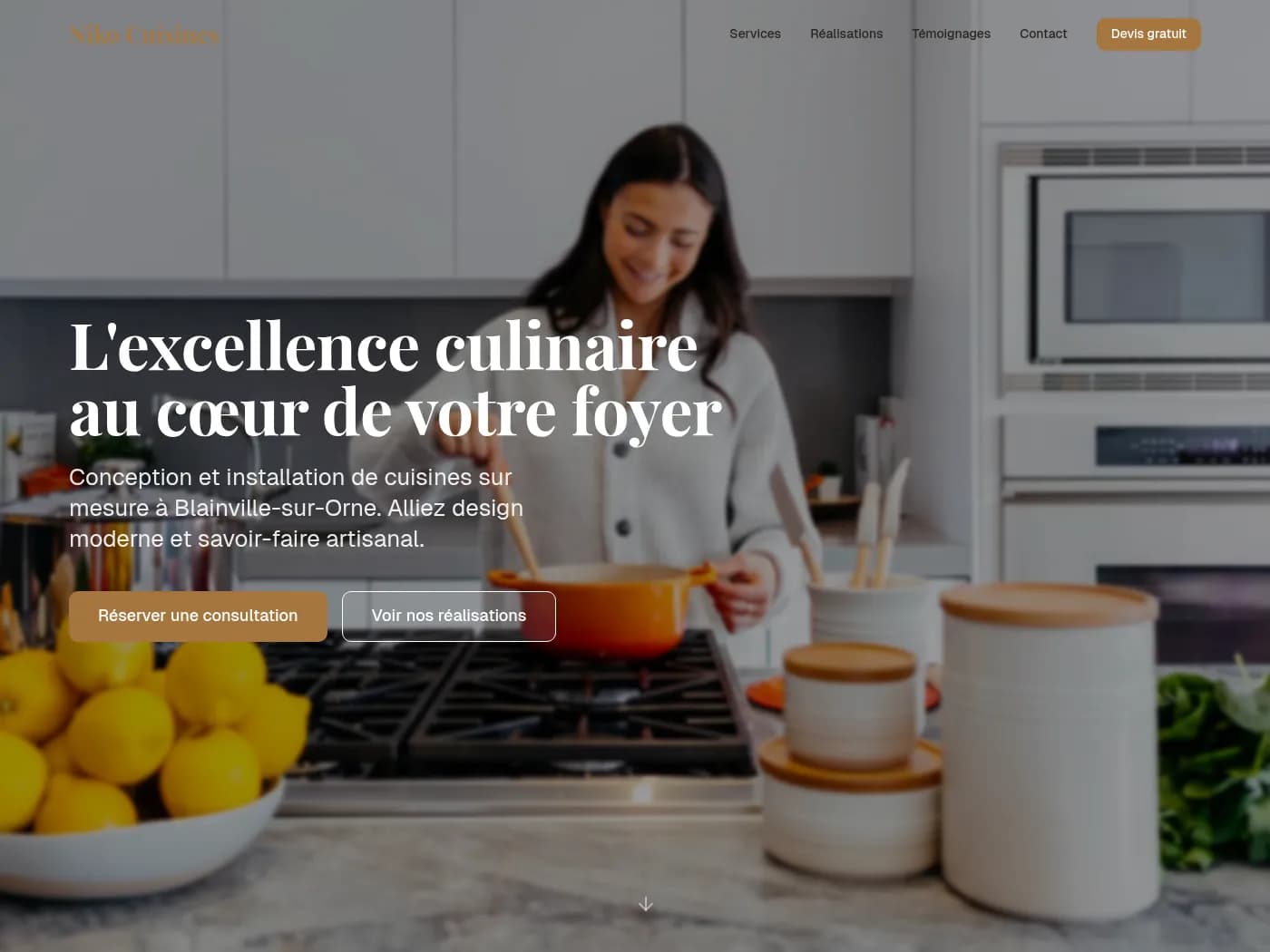Niko Cuisines Web Presence