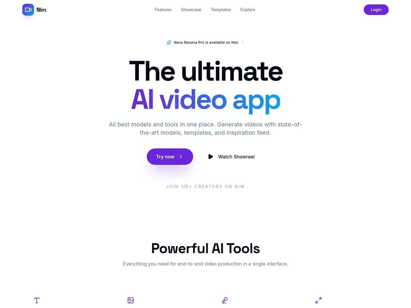 Nim Video Clone
