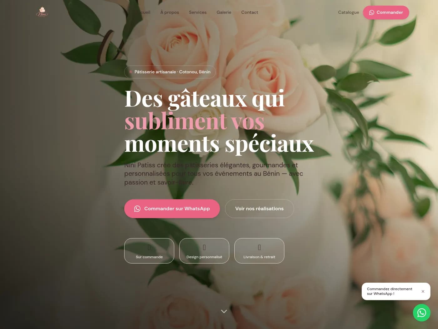 Nini Patiss Showcase Site