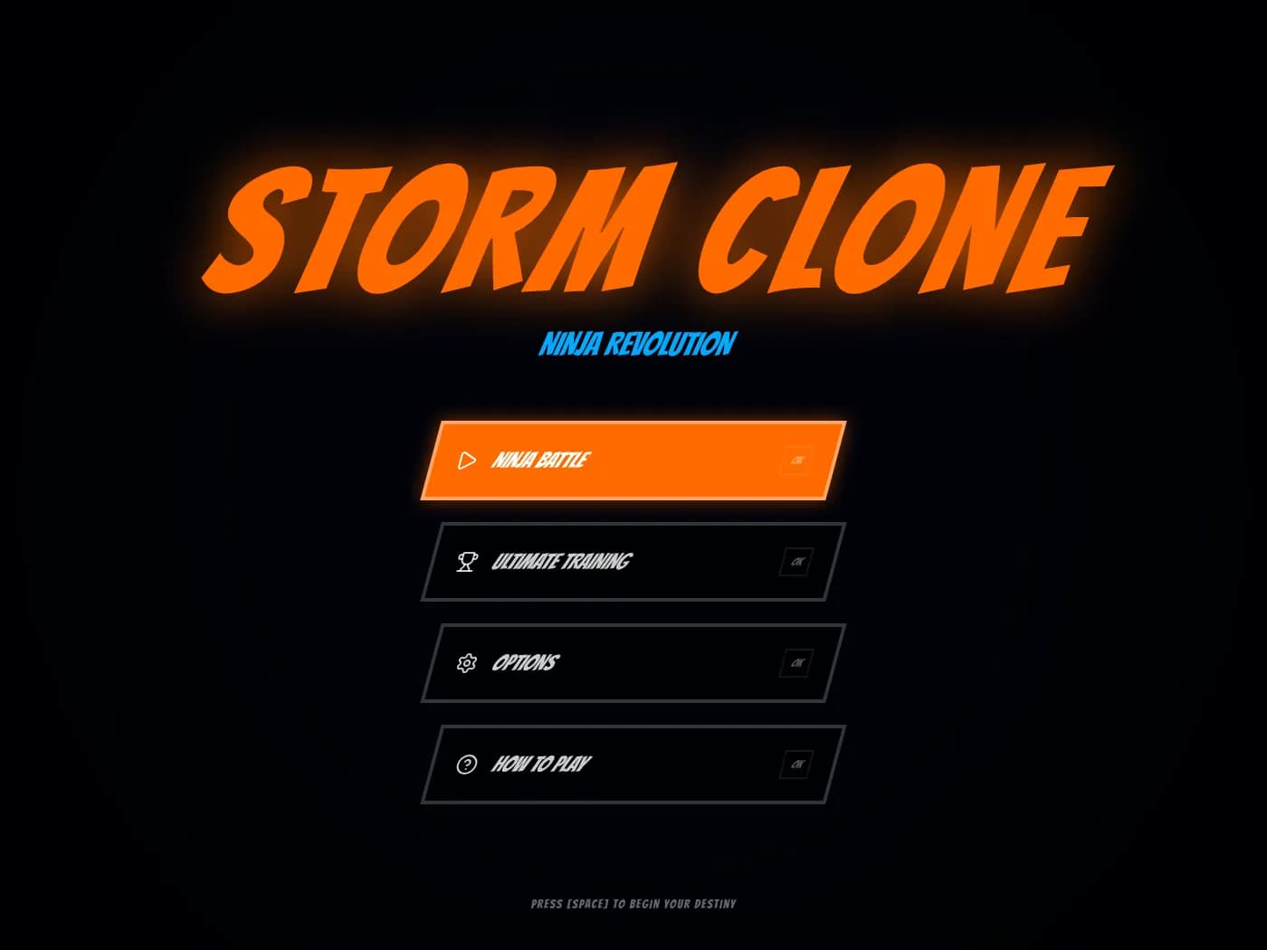 Ninja Storm Clone